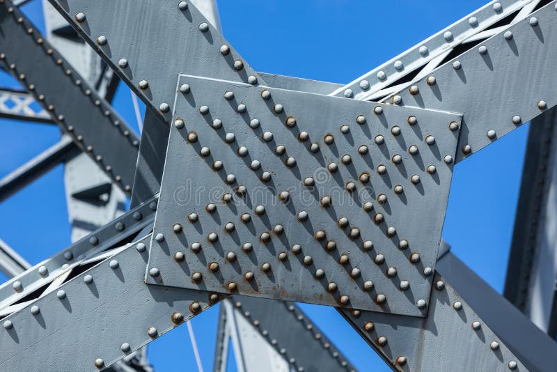 Modern Bridge Frame Closeup Stock Photo - Image of building, heavy ...
