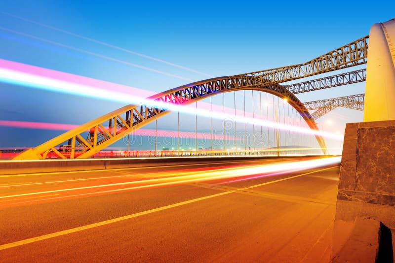 Modern bridge parapet stock photo. Image of steel, stainless - 16087406