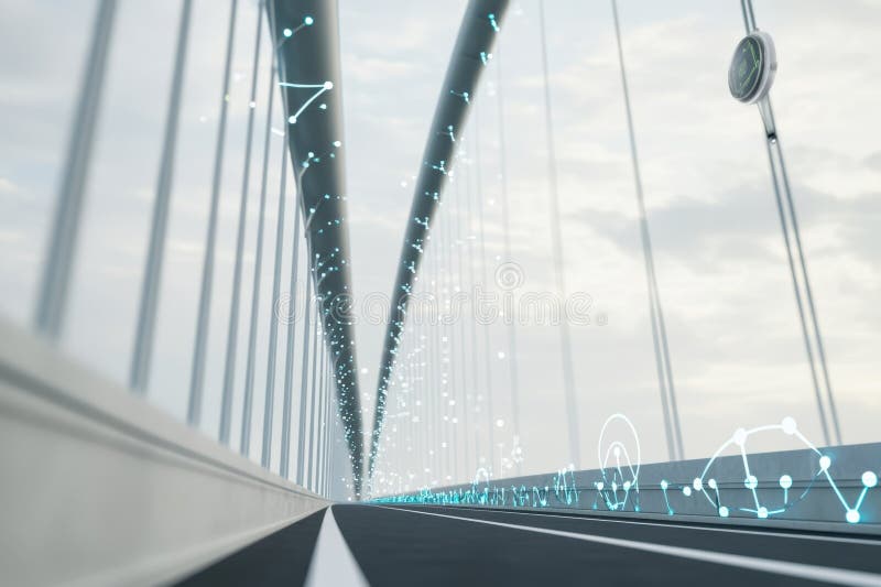 Innovative Bridge Design with Digital Connections and Modern ...