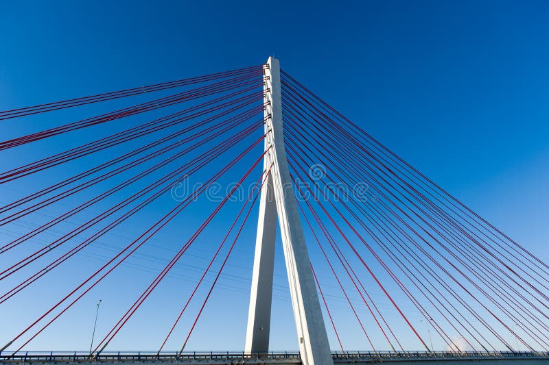 Modern bridge stock photo. Image of construction, maas - 37106126