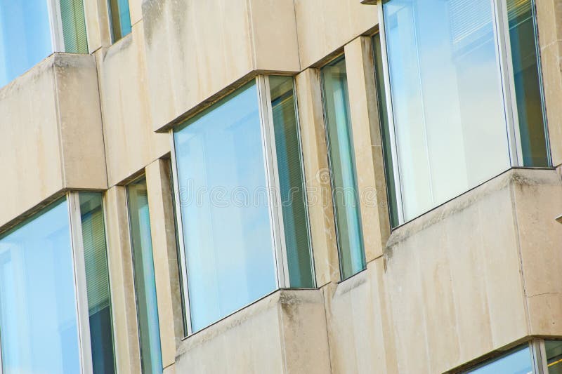Modern Bright Building: Detail. Stock Photo - Image of light, concrete ...
