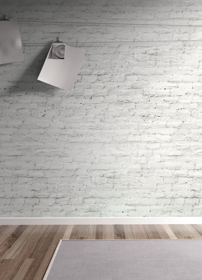 Modern Bright Interior . 3D Rendering Stock Illustration - Illustration ...