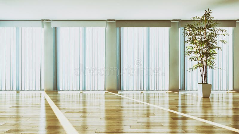 Modern Bright Interiors Apartment 3D Rendering Illustration Stock ...