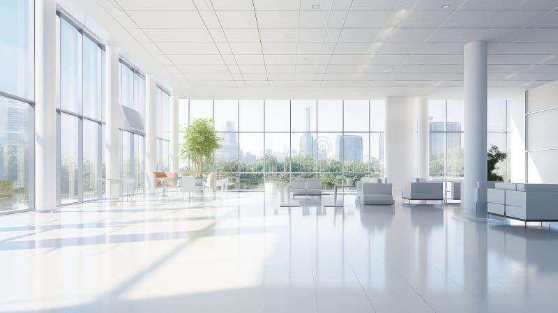 Modern bright white light stock illustration. Illustration of modern ...