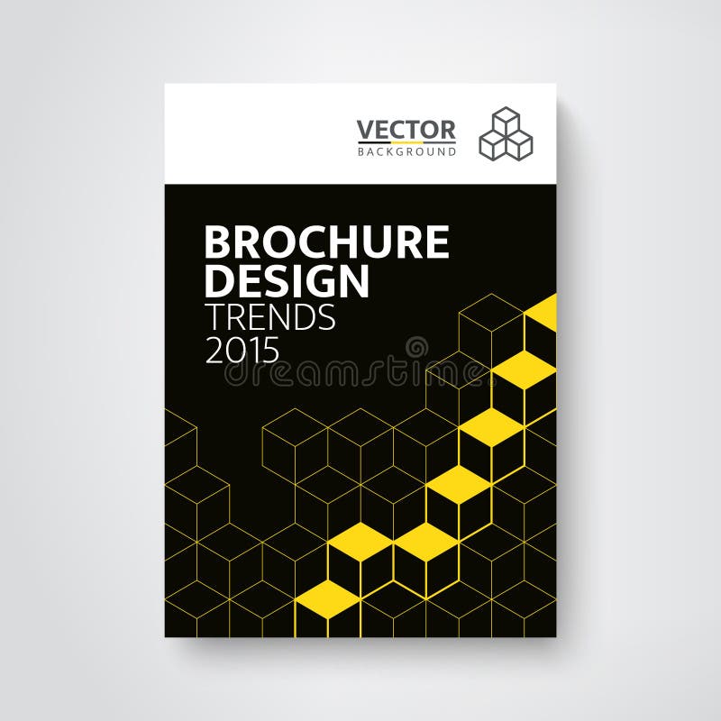 Modern Brochure / Book Design Template Stock Illustration ...