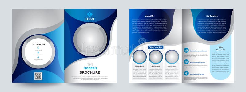 The Modern Brochure Design Template Adept for Multipurpose Projects ...