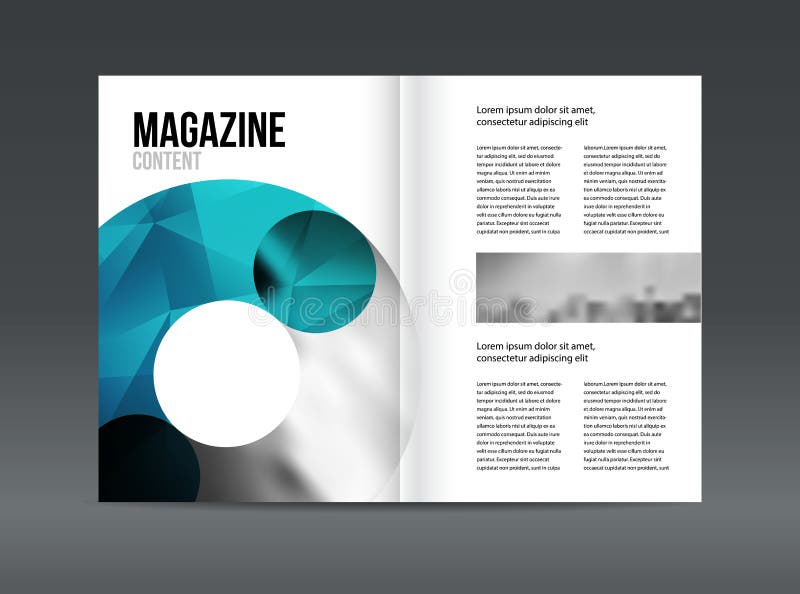Modern Brochure Layout Design Template Stock Vector - Illustration of ...