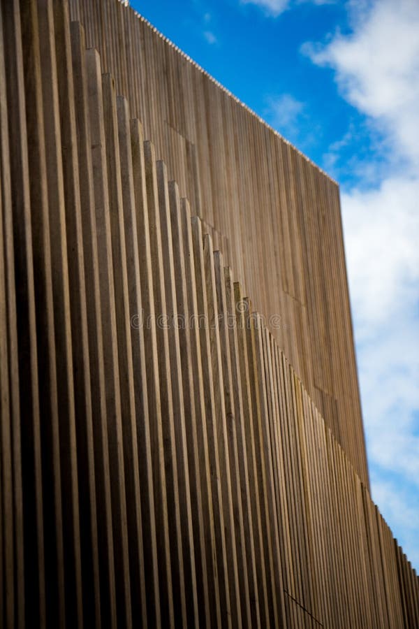 Modern Brown Wooden Architecture Concept Background Patern Stock Photo ...