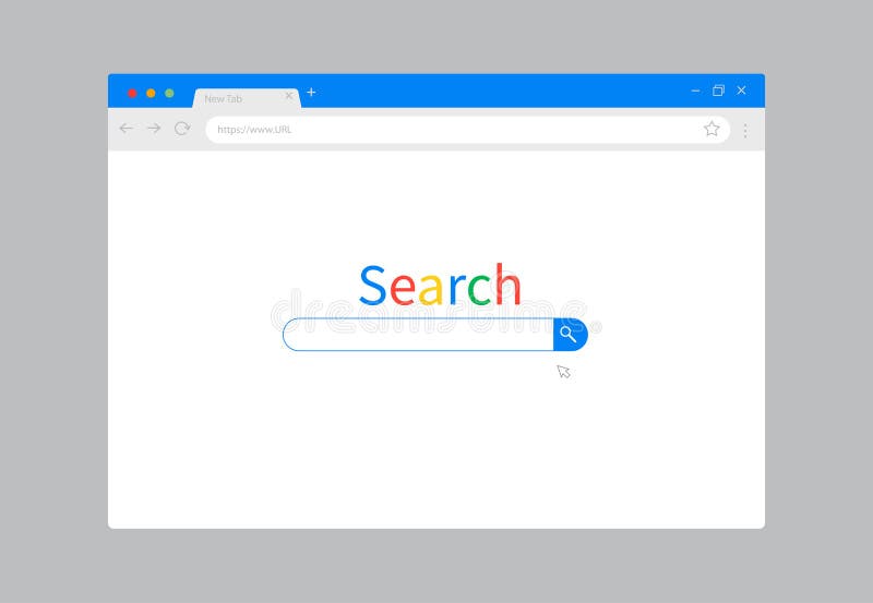 Browser Mockup for Website. Webpage User Interface. Modern Design of Internet Page. Vector ...