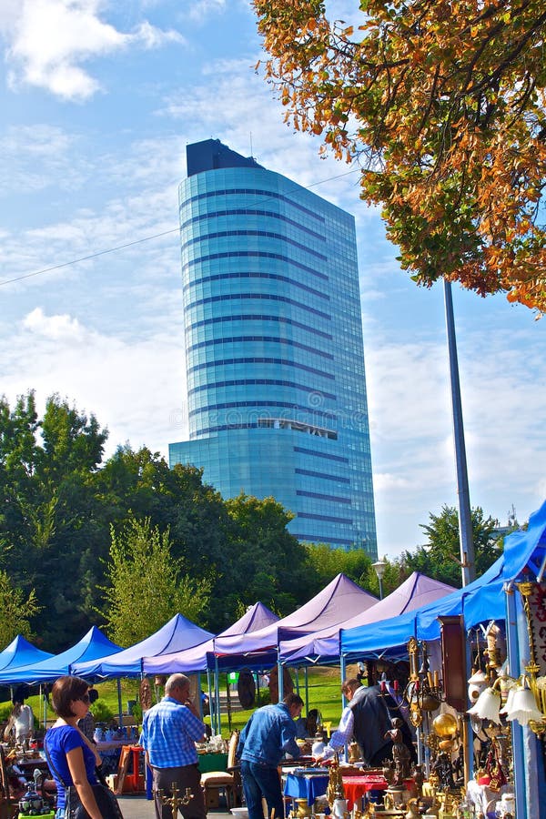 Modern Bucharest editorial photo. Image of architecture - 27737061