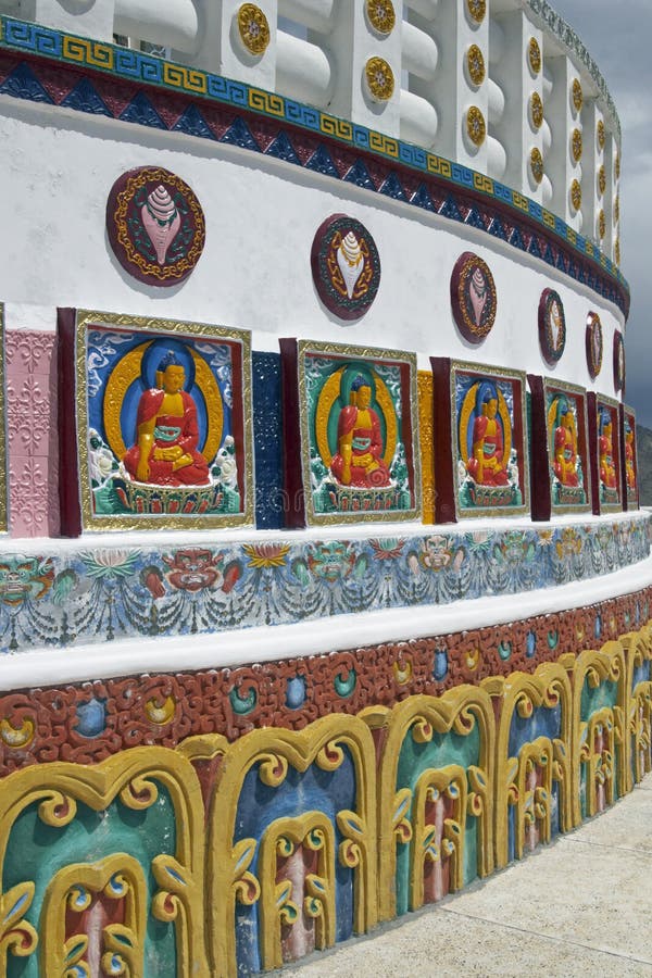 Modern Buddhist Stupa stock image. Image of buddha, landmark - 6233999