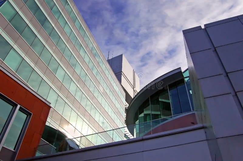 Gold office building 3 stock image. Image of modern, tower - 148717