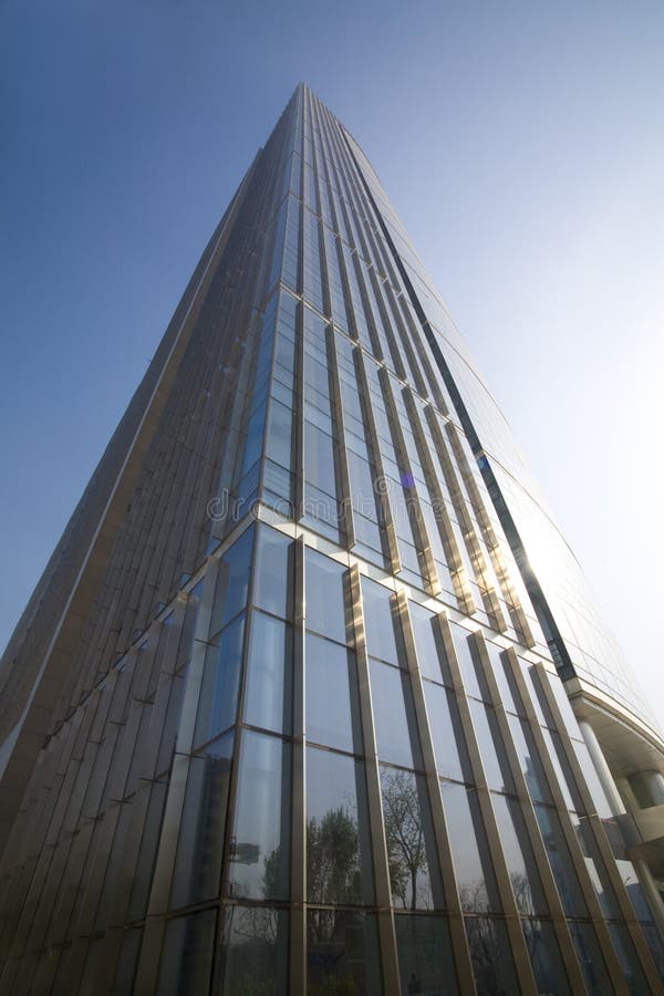 Modern building stock image. Image of modern, curtain - 4907739