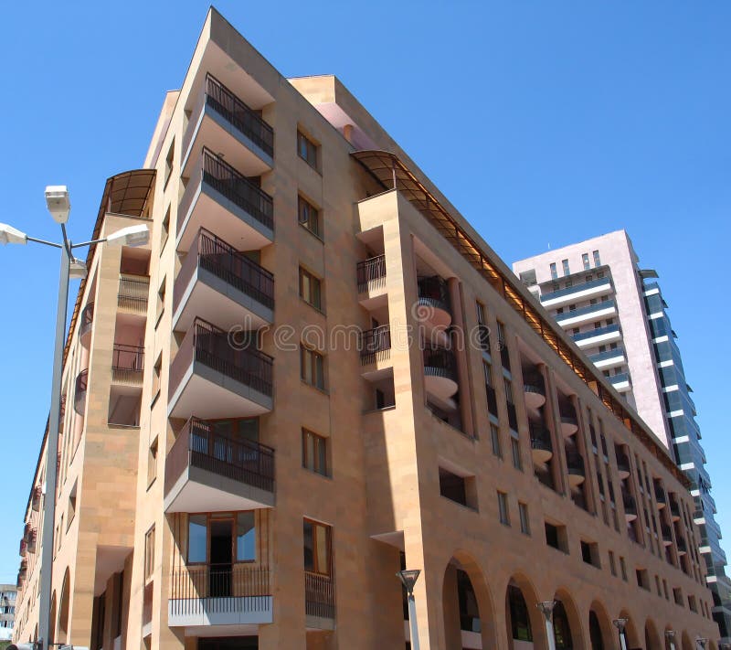 Modern building stock photo. Image of armenian, elevation - 5613500