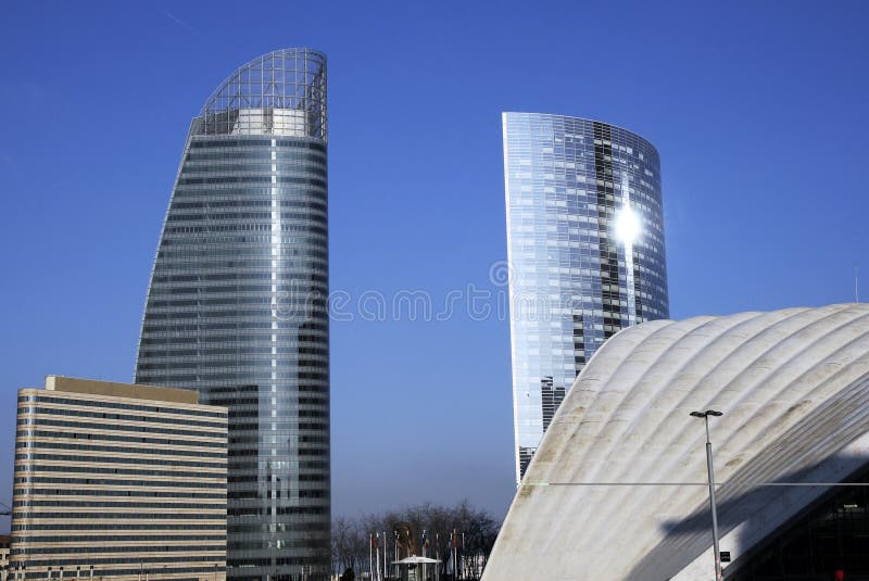 Modern building stock photo. Image of steel, glass, arch - 8059782