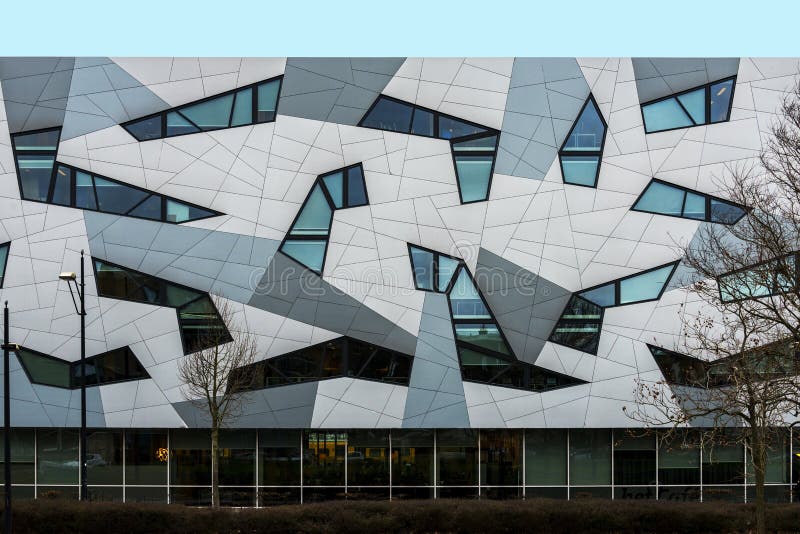 Modern Building with Abstract Architectural Twists Making it Look Like ...