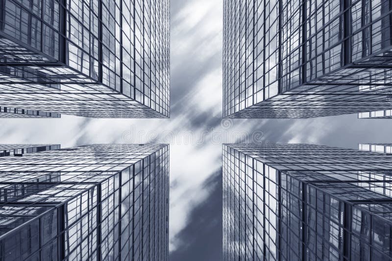 Modern Building Abstract Background Stock Image - Image of office ...