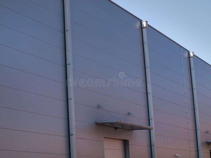 Modern Building with Aluminium Facade Stock Photo - Image of steel ...