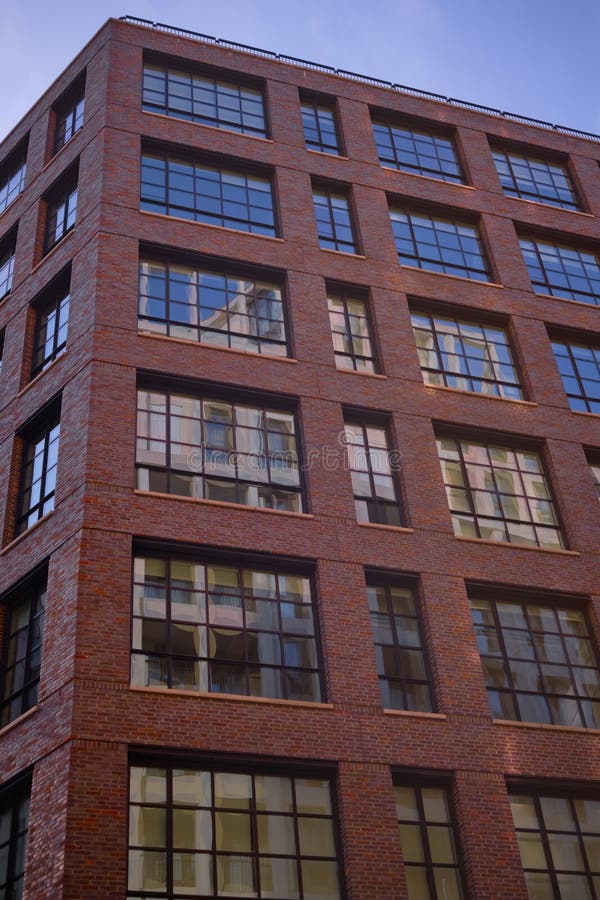 Modern Building with Another Building Reflected in the Windows Stock ...