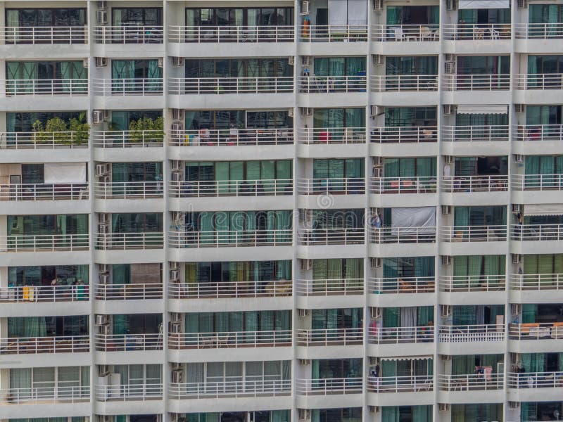 Modern building stock image. Image of apartment, plants - 87822665