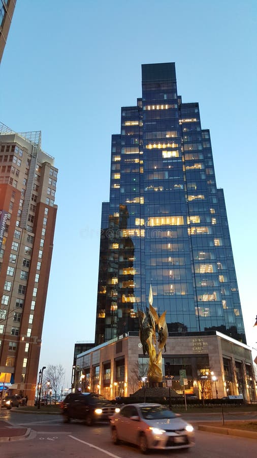 Modern Building in Baltimore Editorial Photo - Image of building ...