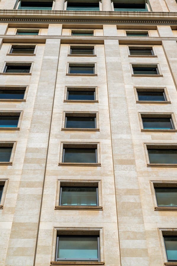 Modern Building in Barcelona, Spain Stock Photo - Image of building ...