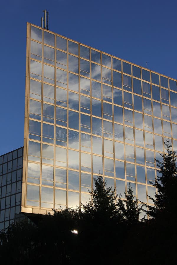 Modern Building in Belgrade Stock Photo - Image of corporation ...