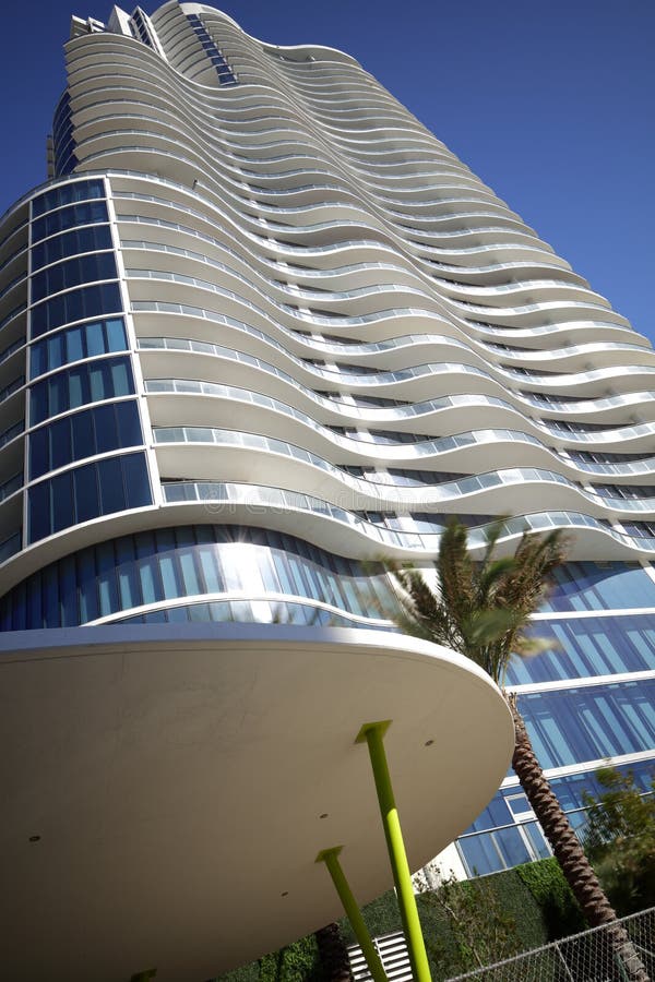 Modern Building on a Blue Sky Shot at Abstract Angle Stock Photo ...