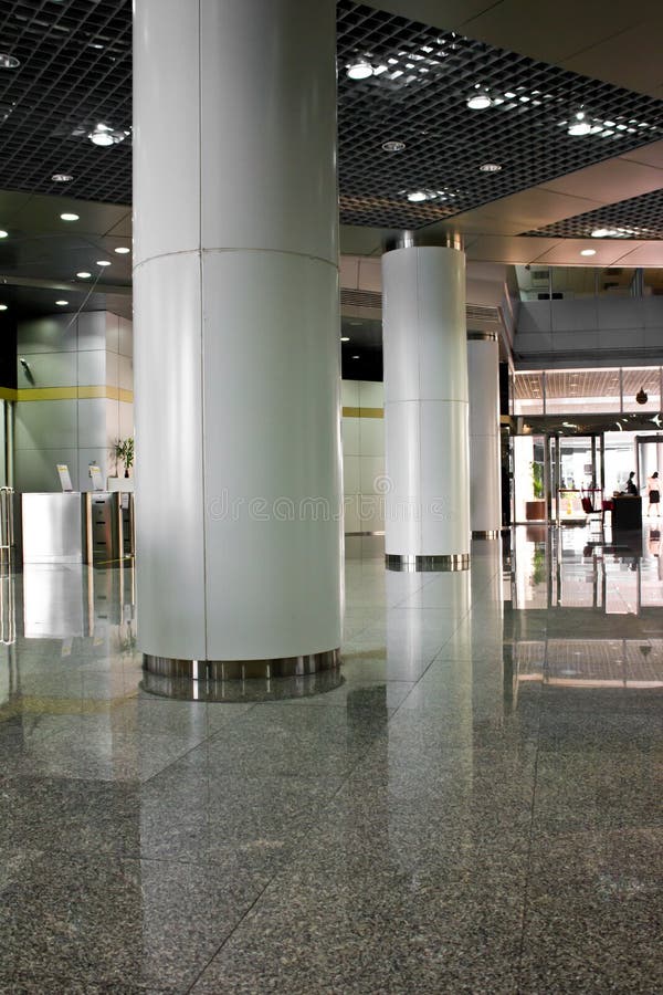Modern Building Business Indoor Hall Stock Photo - Image of entrance ...