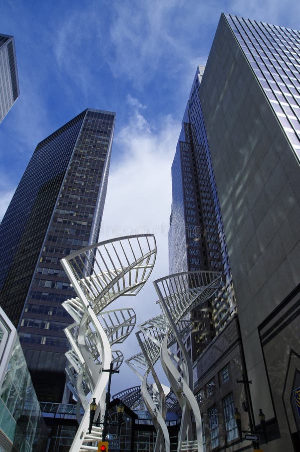 Modern Building in Calgary, Alberta Canada. Stock Photo - Image of ...