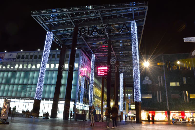 Modern Building Called the Piazza Editorial Photography - Image of ...