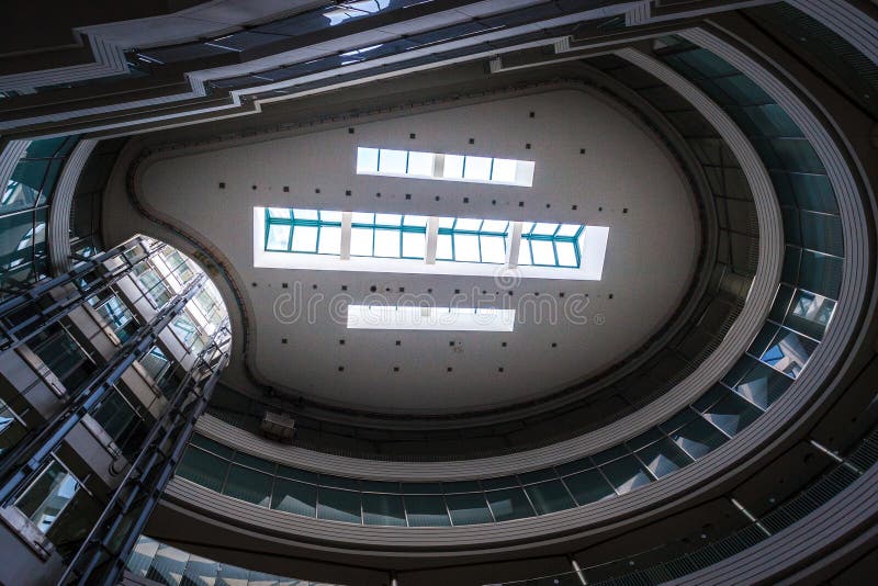 Modern building cealing stock photo. Image of light, grey - 84576166