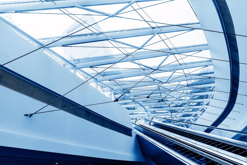 Modern building ceiling stock image. Image of exhibition - 63051491