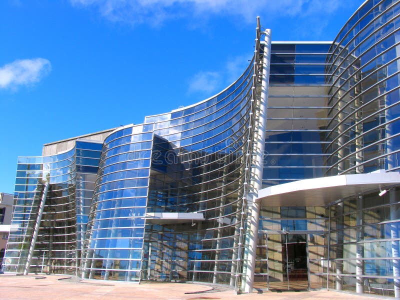 Panoramic View of the Christchurch (New Zealand) City Skyline. Stock ...