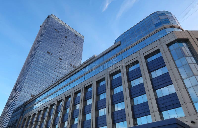 Modern Building in the City Stock Image - Image of condominium, plaza ...