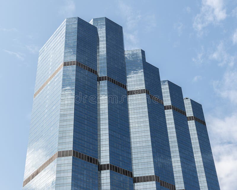 Modern Building Cityscape View with Blue Sky Background Stock Photo ...