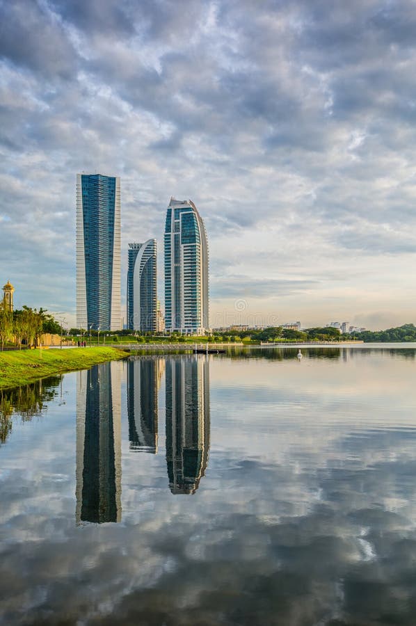 Modern Building and Clouds III Stock Photo - Image of calm, beautiful ...
