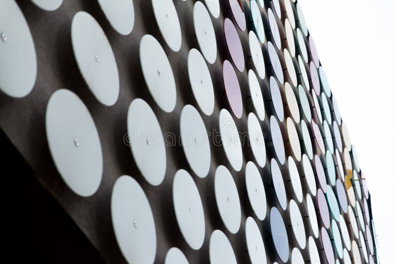 Modern Building Coated with Metallic Disc Pattern Editorial Image ...