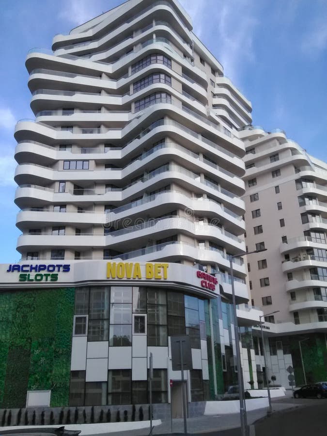 Modern Building with Combined Function Office and Living Properties ...