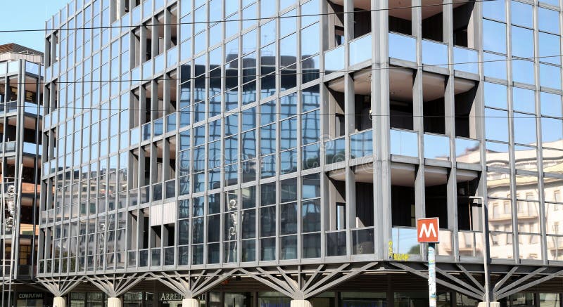 Modern building editorial stock image. Image of construction - 51039484