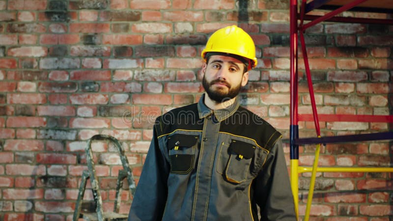 Happy and Excited Two Engineers Ending the Plan of Construction at ...