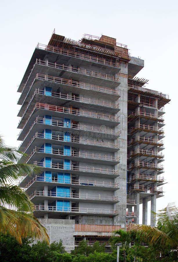 Modern Building Construction Stock Photo - Image of real, beach: 47261304