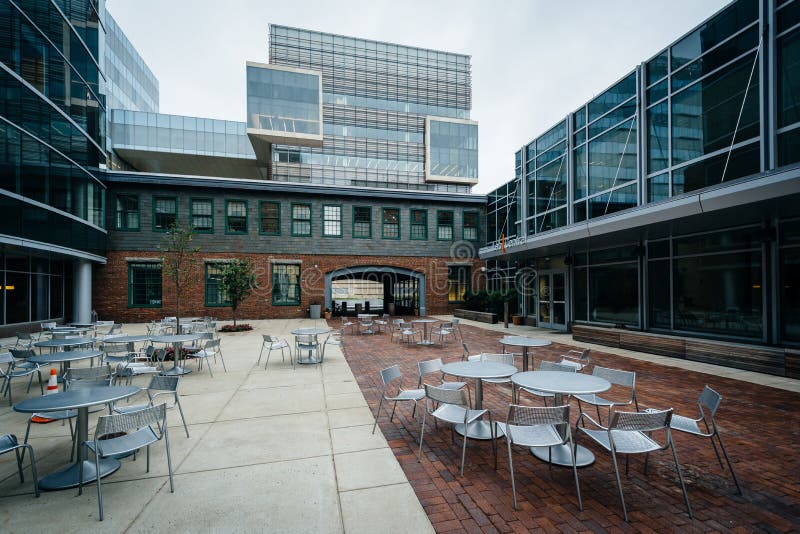 Modern Building and Courtyard at the Massachusetts Institute of ...