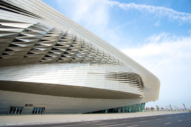 Modern Building in Dalian China Editorial Stock Image - Image of ...