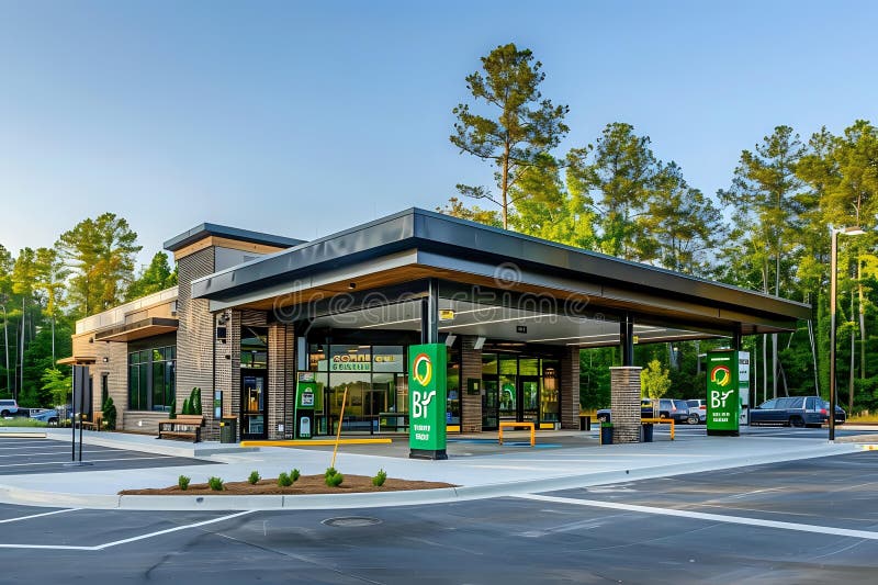 Modern Building Design: a Contemporary Structure with Drive-Thru ...