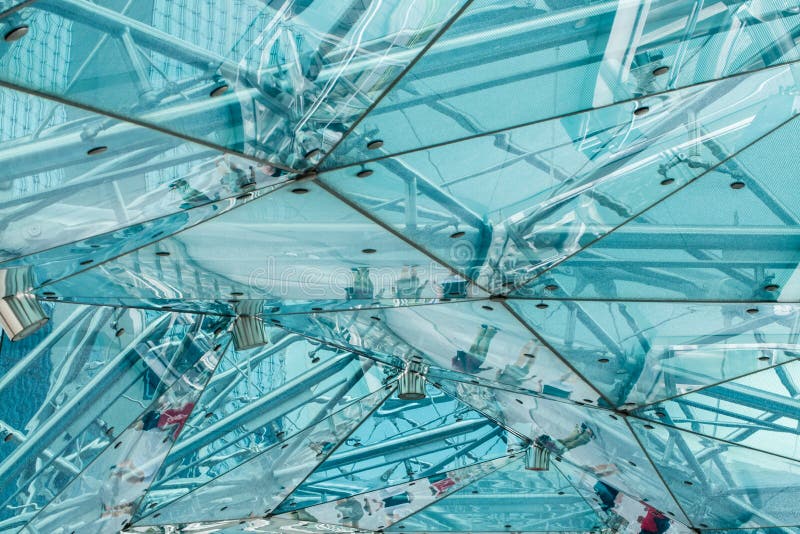 Modern Building Design Glass Shelter Background Stock Photo - Image of ...