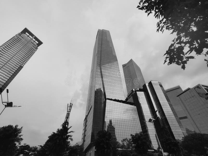 Modern Building Design in Jakarta Editorial Photo - Image of statue ...