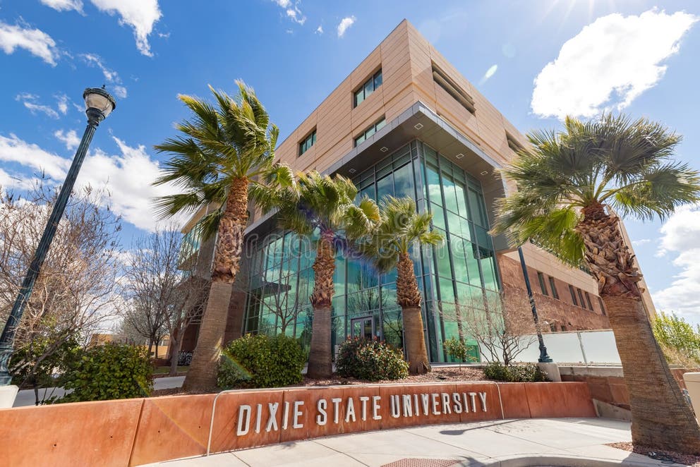Modern Building in the Dixie State University Stock Image - Image of ...