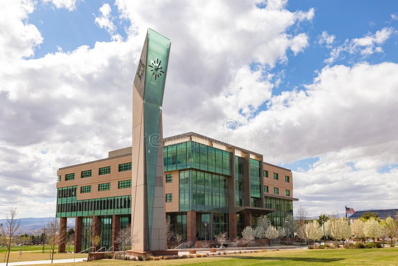 Modern Building in the Dixie State University Editorial Stock Image ...