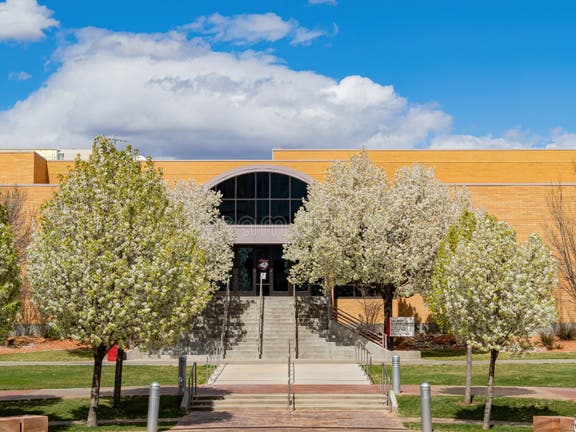 Modern Building in the Dixie State University Stock Photo - Image of ...
